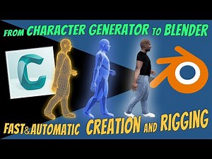 From Autodesk CHARACTER GENERATOR to BLENDER