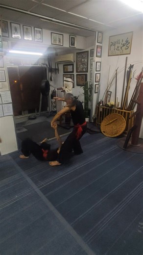 Sifu James Lee PK applying some techniques extracted from a kung fu routine named "First Path Fist (第一路拳)". The routine is part of the Village Style Old Hung Gar: school (乡村式老洪拳) which was taught in small scale from the 1960s to early 1990s. The full pattern can be found in this link : https://youtu.be/wSxbYjKBgpk?si=-8bjqhdv_KxqZYxL #malaysia #kungfu #wushu #shaolin #selfdefense #martialarts #traditionalmartialarts #traditionalchinesemartialarts #martialartshall #hunggar #洪拳 | Malaysian Wenwu M