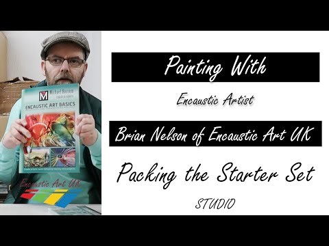 Encaustic Art - Starter Set Studio - Behind the Scenes