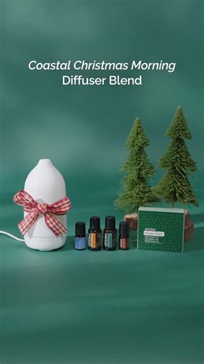 Have you ever imagined spending Christmas at a coastal getaway? 🌊 This diffuser blend is your answer! | doTERRA Essential Oils USA