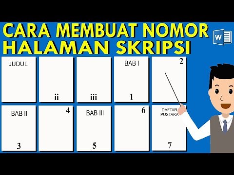Cara Penomoran Halaman Skripsi, Makalah, Laporan Beda Posisi Paling Mudah dipahami