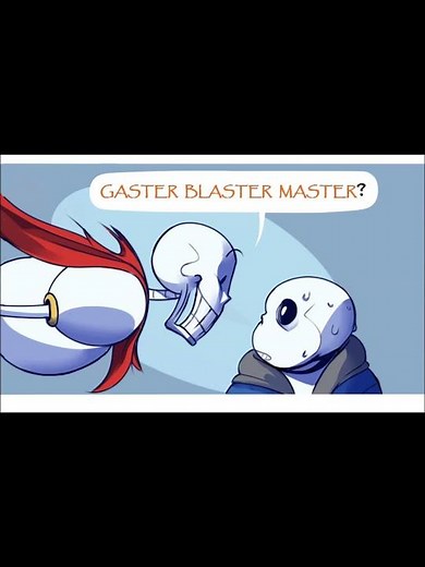 sans the gaster blaster master (undertale comic dub)