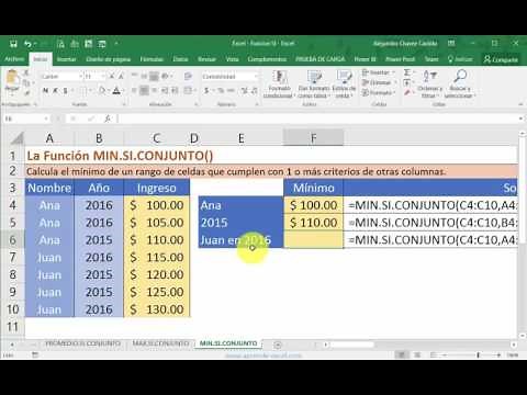 36 FUNCION MIN SI CONJUNTO