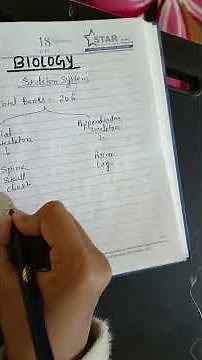 Topic Bones Part 1👈// it's types// Skeleton system 👈 #biology #science #student #study