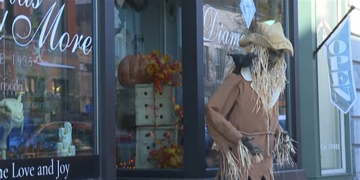 Rutland businesses compete in Halloween window decorating contest
