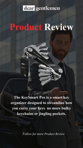 KeySmart Pro Key Organizer — keep your keys neat, compact, and easy to access. Perfect for staying organized without the bulk. #MensGear #EverydayCarry #OrganizationTools #ProductReview #GadgetEssentials #DearGents #Reel | Dear Gents