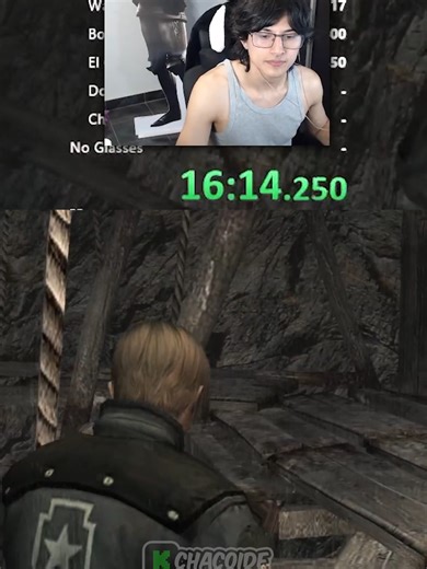 LOS 4 SEGUNDOS LO PERSIGUEN#speedrunresidentevil4 #biohazard #speedrun #gaming #saltacapital