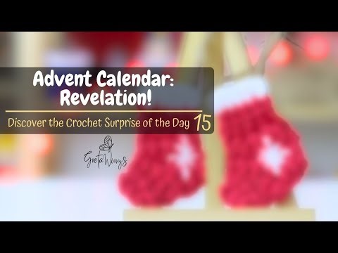 🤫 READY FOR SANTA! Crochet a MINI Christmas STOCKING in 5 MINUTES