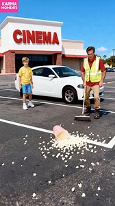 1M views · 10K reactions | Popcorn Mishap Leads to Life Lesson A boy learns kindness after a popcorn spill. Generated using Kling AI . . . (For entertainment purposes only. Consult professionals if guidance on activities is presented. No brand affiliation is implied if any are shown. If inspired by true events, creative adaptations may be included. Content may include public footage.) | Fabiosa - Live easy | Facebook