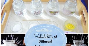 Science Experiments: Solubility of Different Substances