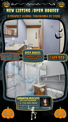 #realty #realestate #success Welcome Home to 8 Prospect Avenue, Tonawanda, NY 14150 🌟8 Prospect Avenue, Tonawanda NY 14150👇 🌟https://nys.mlsmatrix.com/matrix/shared/bLx2kTvSwcc/8ProspectAvenue 🌟 Open House Schedule 🏠 Tuesday, Oct. 28th: 5 PM - 7 PM 🛏️ Three Spacious Bedrooms 🛁 Two Full Bathrooms ✨ Back Addition Family Room 🍽️ Eat-In Kitchen 🎨 Versatile Primary Room 🧺 First Floor Laundry 🔥 Energy Efficient Furnace 🌳 Massive Fully Fenced Backyard 🌟Your dream home shouldn’t be a Hail M