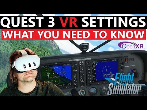 MSFS QUEST 3 VR SETTINGS GUIDE 2023 | RTX 3070 - 4090 | LINK + VIRTUAL DESKTOP ESSENTIALS! OPEN XR
