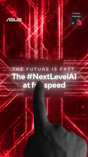 One click, and the future takes over😎 Experience speed, power, and intelligence like never before. The next-level AI is coming. #ASUS #AIPC #Snapdragon #NextLevelAI | ASUS