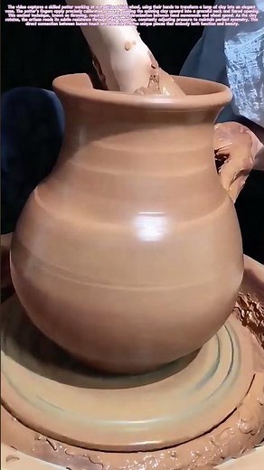 Spinning Clay into Form: How a Potter's Hands Shape Vessels from Earth