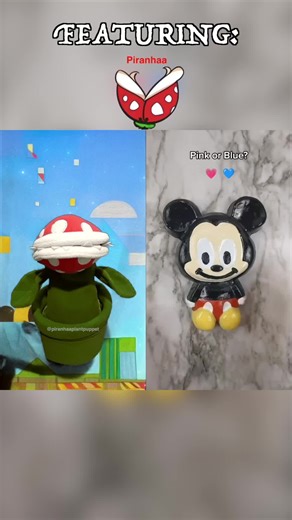 PiranhaaPlantPuppet (@piranhaaplantpuppet) - Interactive Puppet Challenge: Pink or Blue?