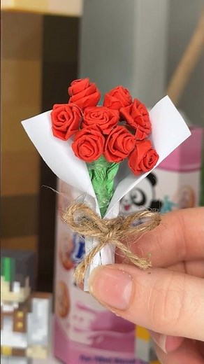 DIY tiny paper roses! 🌹
