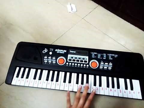 How to label a Casio 49 keys BF-530A1 sound master