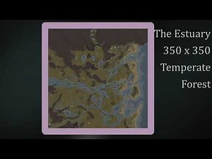 The Estuary - Temperate Forest Map | Rimworld Timelapse
