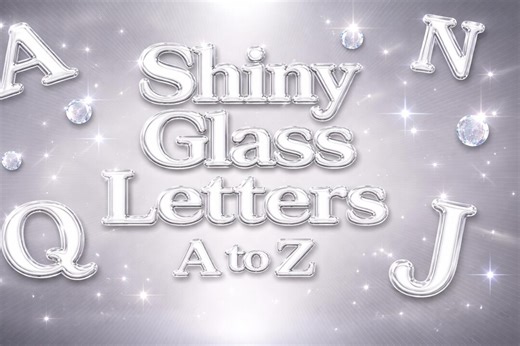 Shiny Glass Letters A–Z | Transparent 3D Glass Alphabet PNG | Luxury Chrome Font | Digital Download - Etsy