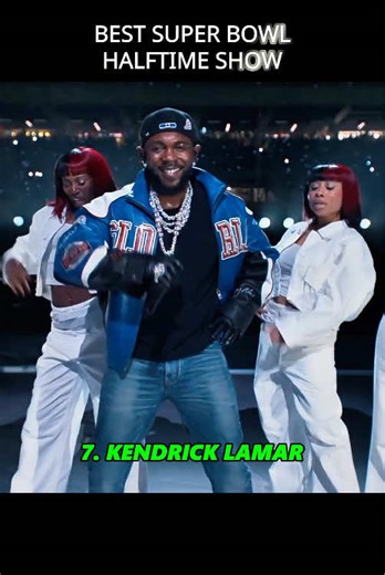 Who do you think took the crown for the best Super Bowl halftime show? Drop your pick below 👀👇 #SuperBowlHalftime #TopPerformances #Showstoppers #MusicIcons #ForYou