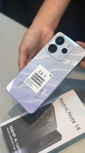 XIAOMI | REALME | CAMPINA GRANDE-PB on Instagram: "Chegou o Xiaomi Note 14✨ Com um processador de alto desempenho, tela AMOLED de 120Hz e câmeras poderosas para fotos incríveis. Capture momentos com a câmera de 108 MP e aproveite a bateria de longa duração para mais produtividade e diversão. #xiaominote14 #lançamentoxiaomi"