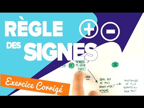 Nombre Relatif - Addition Soustraction avec Règle des Signes - Mathrix