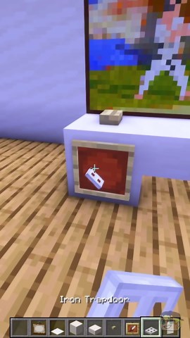 Easy steps to make a TV in Minecraft