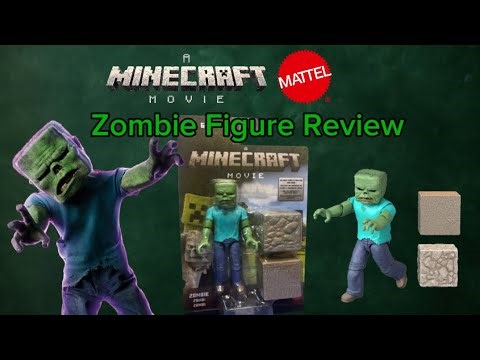 Minecraft Movie, Zombie Figure Review