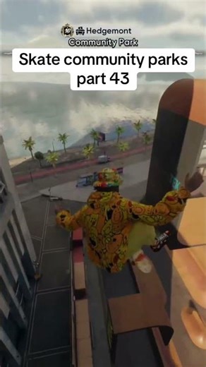 Skate community park part 43 #skate #skate4 #skateboarding #clips #gaming #shorts