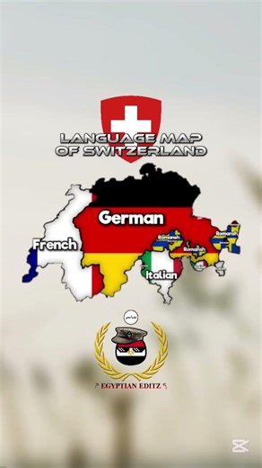 Language Map Of Switzerland #mapping #fyp
