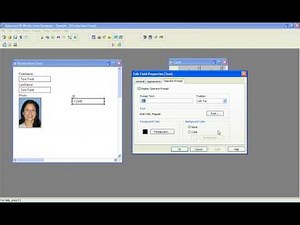 How to Create a basic card design using ID Works Intro Part 2 Creating the Production Form