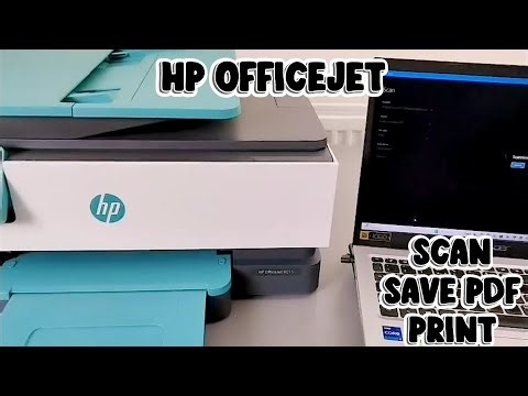 How to Scan with HP Officejet to Computer, Save as PDF & Print Two-Sided