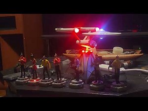 Hallmark Star Trek Tree Topper with Ornaments