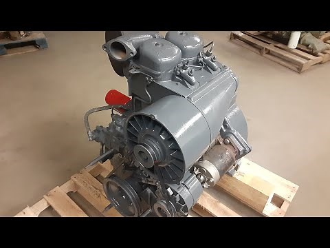 Deutz F2L912 Air-Cooled 2-Cylinder Diesel Engine