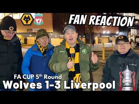 CUT APART 😫 Wolves 1-3 Liverpool Instant Fan Reaction | FA Cup 5th Round
