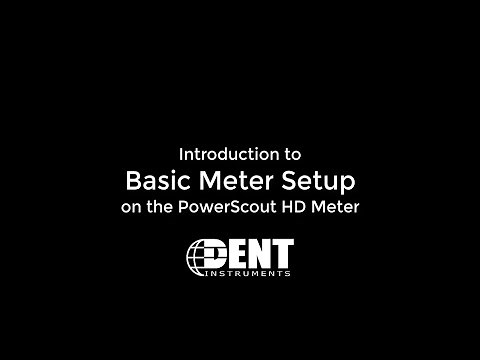 PowerScout HD Meter Setup Guide - Simple Startup Walkthrough