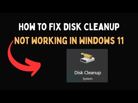How to Fix Disk Cleanup Not Working in Windows 11