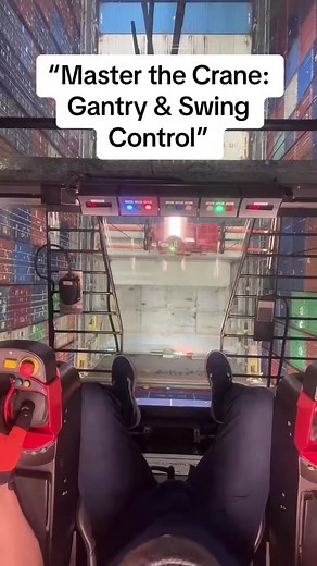 “Join Crane Daddy on a thrilling overhead journey! 🏗️ I’m demonstrating how to expertly control swing while gantrying a crane. Learn the subtle art of slowing down the beam by gently brushing against a container. Watch as I set it down, stopping the swing with precision. Perfect for beginners and a refresher for the pros! #CraneControl #CraneDaddy #HeavyMachinery #CraneOperatorSkills #LearnWithCraneDaddy #ConstructionInsights #CraneLife”