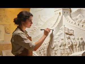 30-Day Project A Woman’s Handmade Great Wall Relief Masterpiece