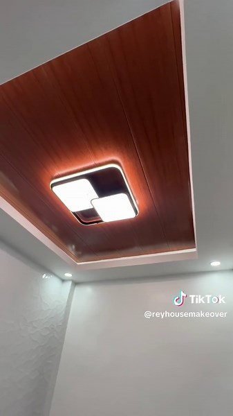 Cove Ceiling Renovation: PVC Panels for Elegant Home Design