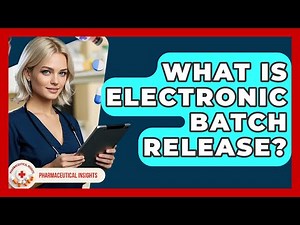 What Is Electronic Batch Release? - Pharmaceutical Insights