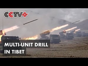 Multi-unit Drill with Various Armored Equipment Conducted in Tibet
