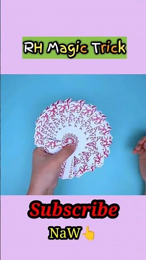 Amazing Card Fan Magic Trick | Cards Instantly Transform in Hand #cardmagic