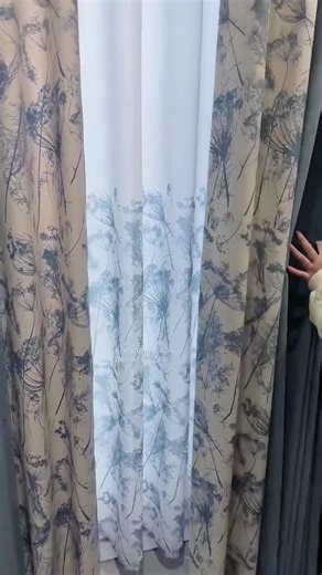 Embroidered curtains with graphic prints that look great together #curtainfabric #curtains #curtainsdesign #designerfabric #curtainshop #curtain #interior