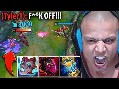 TYLER1 RAN INTO MY SHACO TOP ( HE GOT MAD )