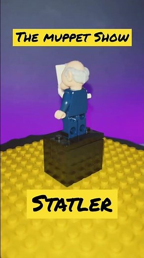 How to Build Statler / wir bauen Statler #shorts #lego #muppets #short #viral #minifigures #comics