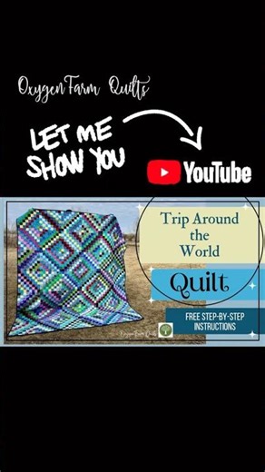 Fast Strip Piecing + Batik Fabrics = a Beautiful Scrappy Trip Around the World Quilt #quilting
