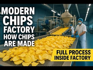 Inside a Modern Potato Chips Factory – Full Production Process Explained