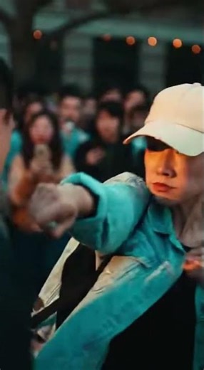 Insane fight choreography! 👊 She knocked him out. #fight #action #martialarts #bullyendshere