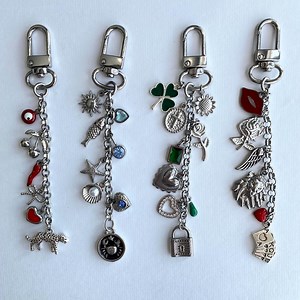 Make Your Own Keychain, Custom Bag Charm, Custom Keychain, Keychain Charm, Purse Accessory, Handbag Charm, Gift for Girls, Cute Gift for Her - Etsy